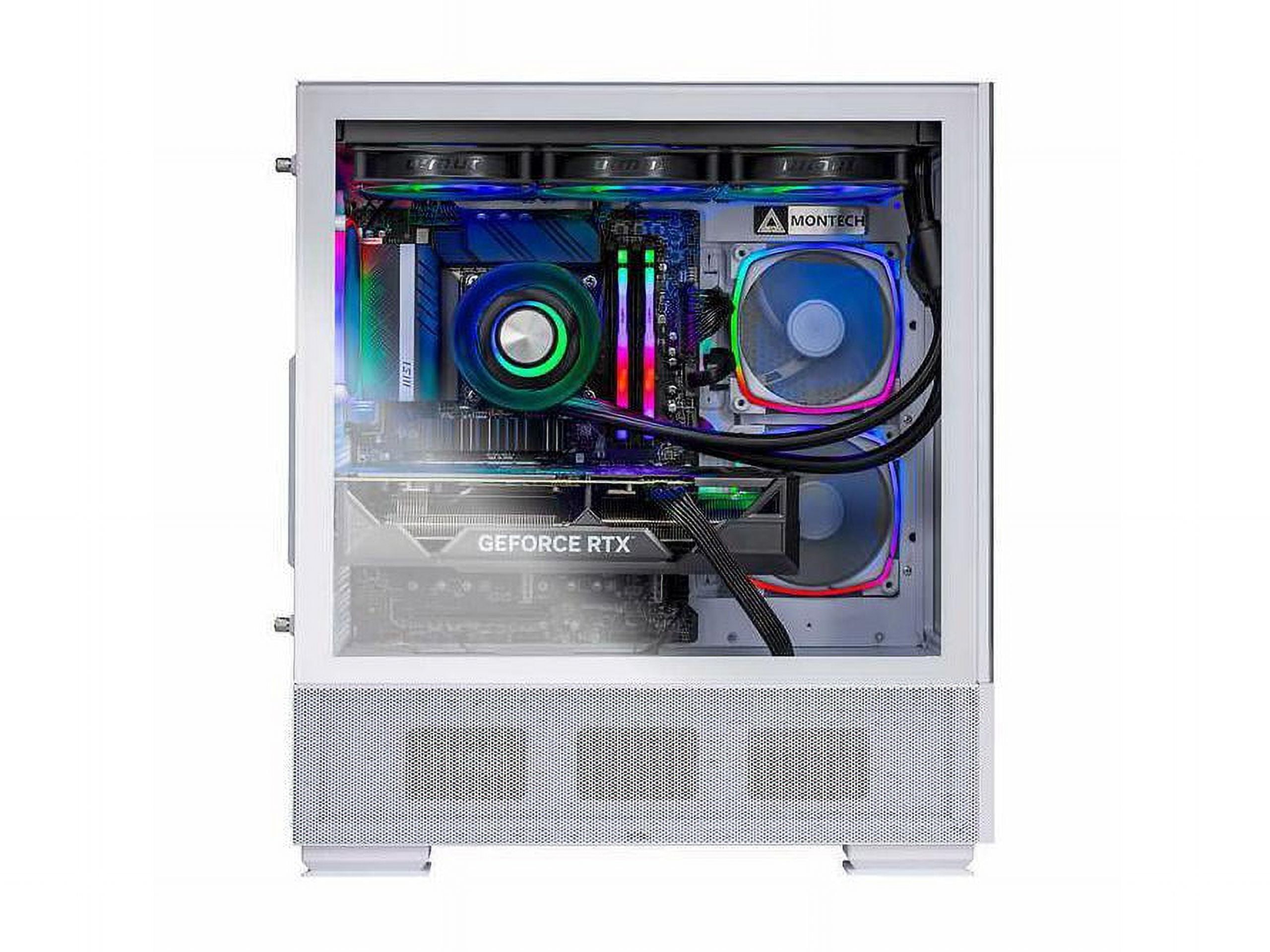 Skytech Azure 2 Liqued Cooled Gaming Desktop - AMD Ryzen 7-7800X3D ...
