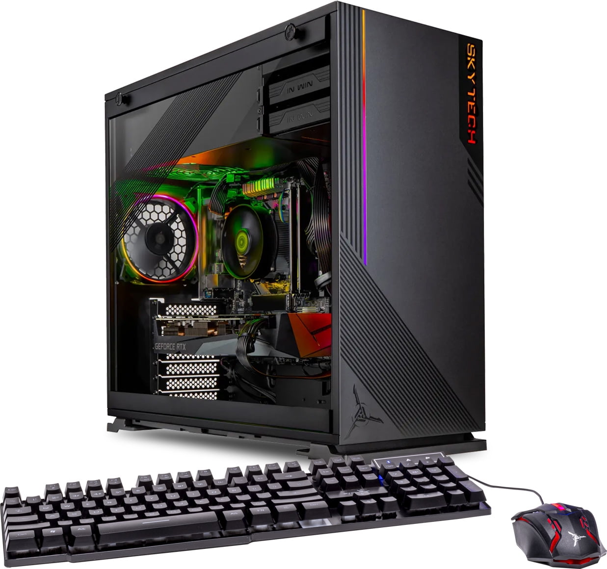 Skytech Azure Gaming PC, AMD Ryzen 5 5600G, NVIDIA RTX 3060, 1TB SSD ...