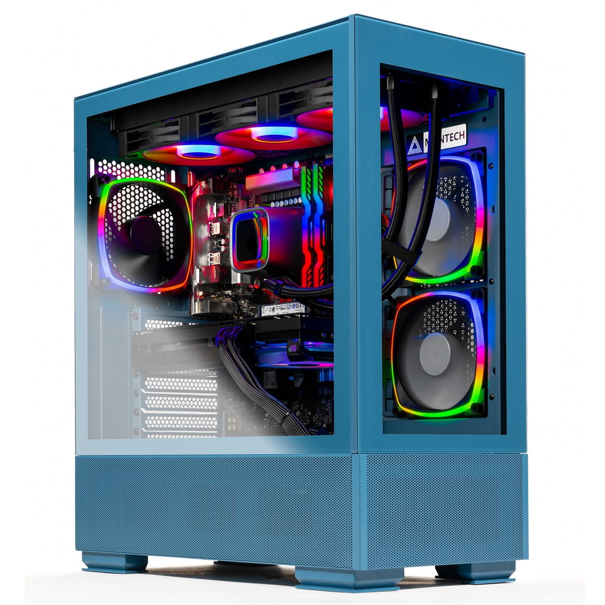 Skytech Azure Gaming PC Desktop AMD Ryzen 7 7800X3D NVIDIA GeForce RTX ...