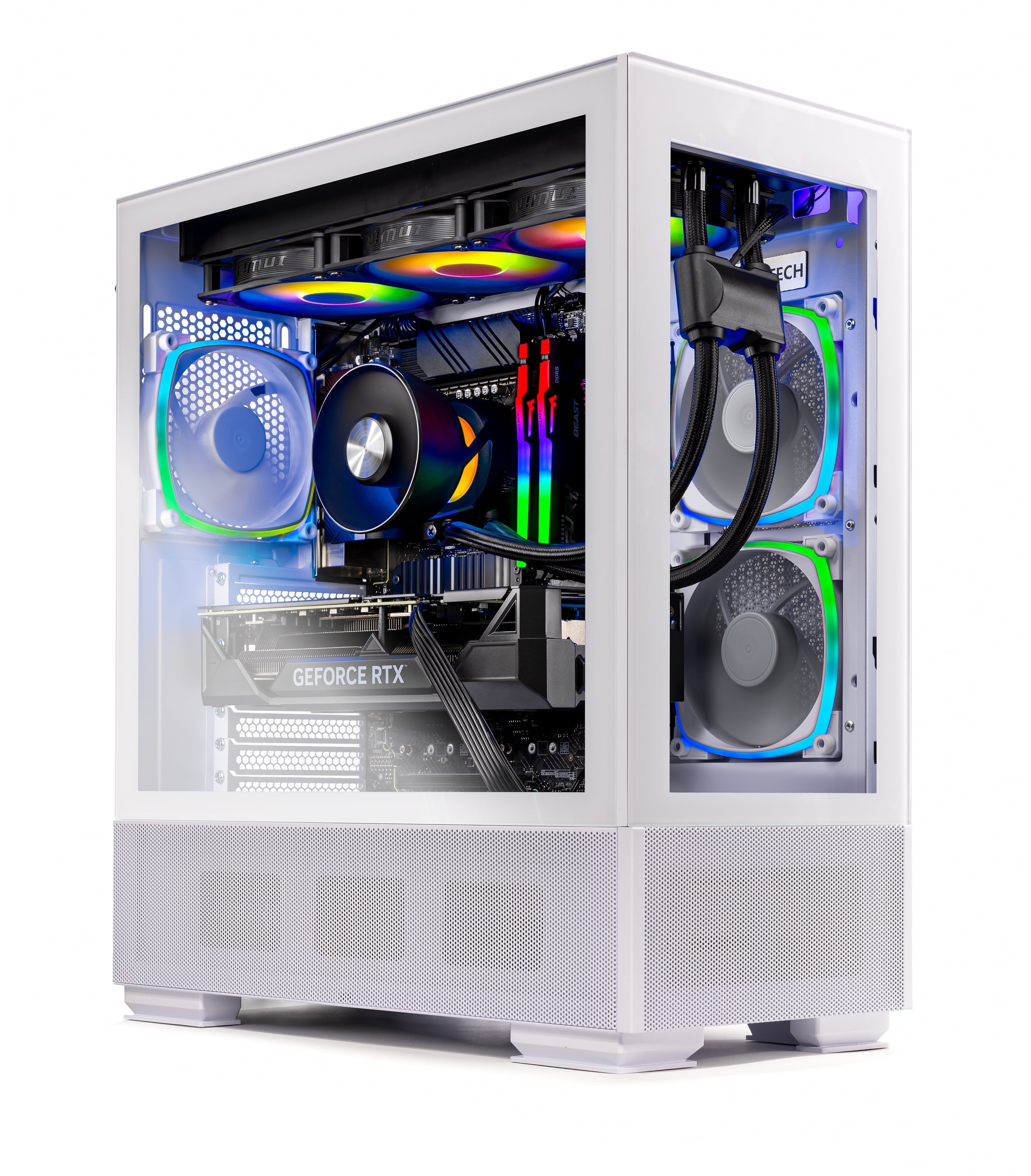 Skytech Azure Gaming PC Desktop INTEL Core i7 14700F NVIDIA Geforce RTX ...