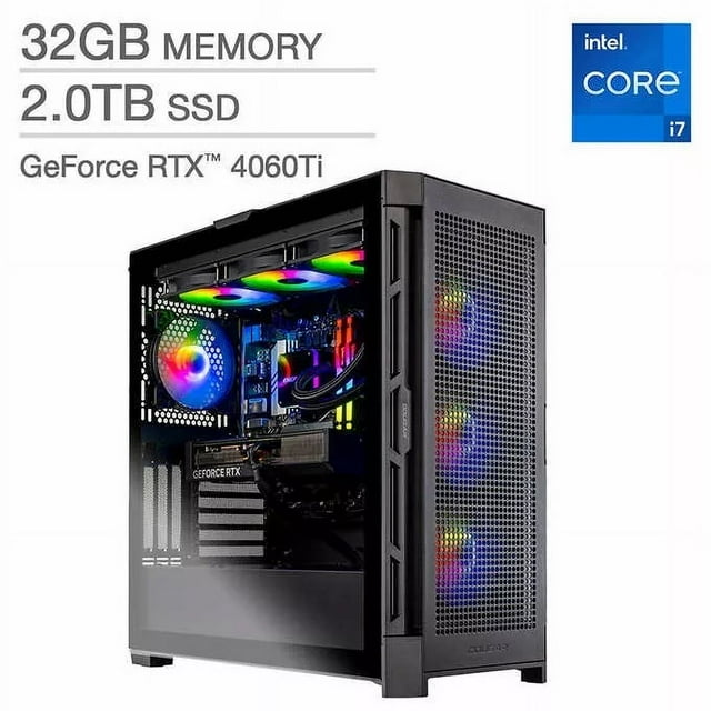 Skytech Blaze 4 Liquid Cooled Gaming Desktop - 14th Gen Intel Core i7 ...