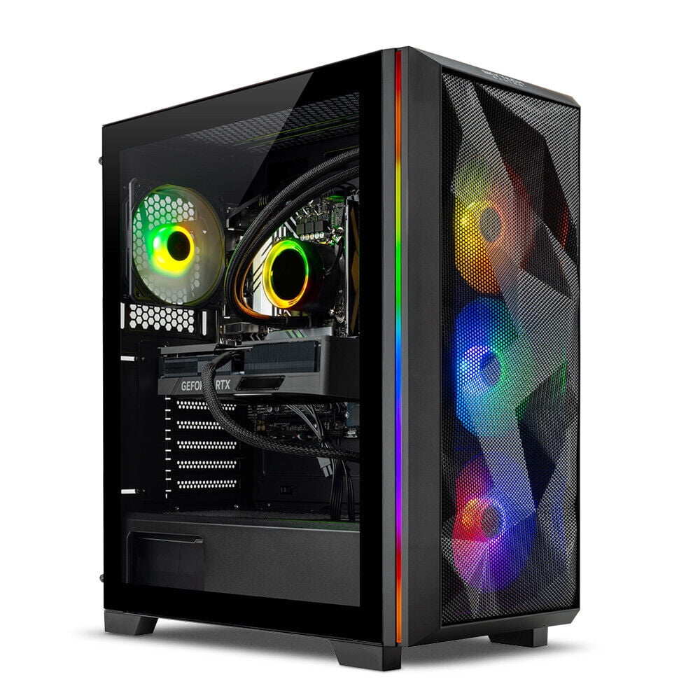 Skytech Chronos Gaming PC Desktop – Intel Core i7 12700F 2.1 GHz, NVIDIA RTX 4070 Ti, 1TB NVME ...