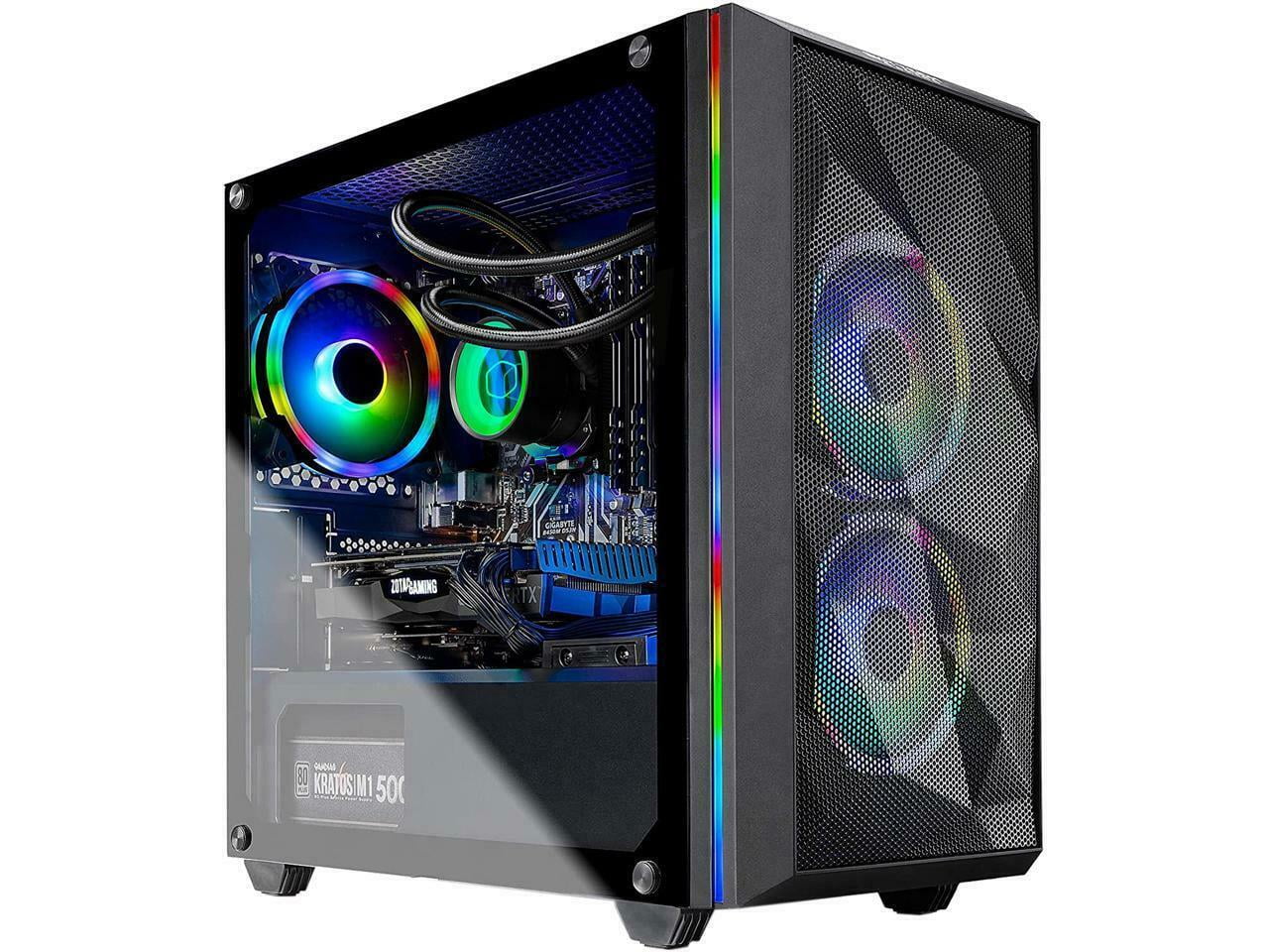 Skytech Chronos Mini Gaming Computer PC Desktop - Ryzen 5 3600X 6-Core ...