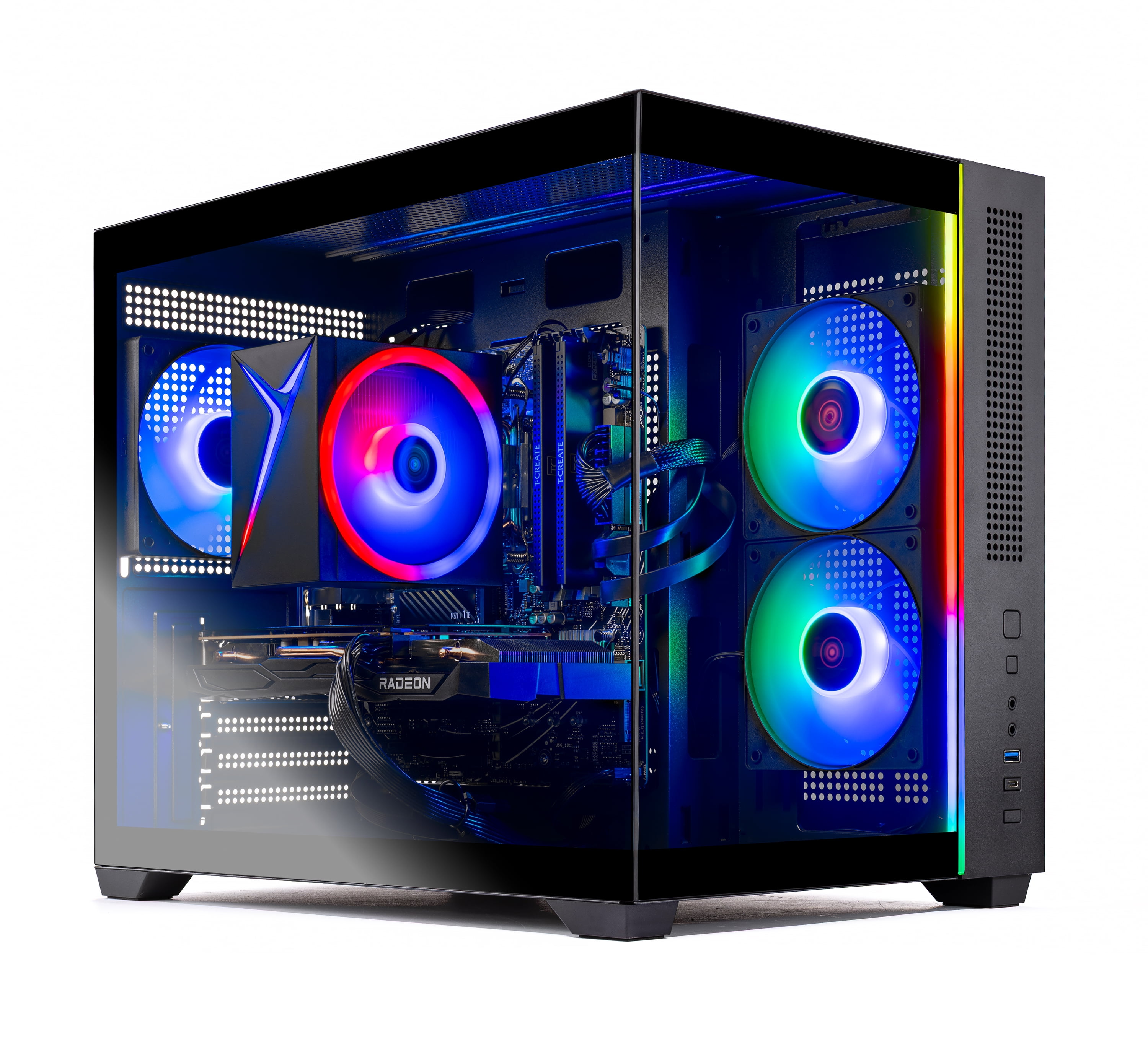 Skytech Chronos Mini Gaming PC Desktop AMD Ryzen 7 7700 AMD Radeon RX ...