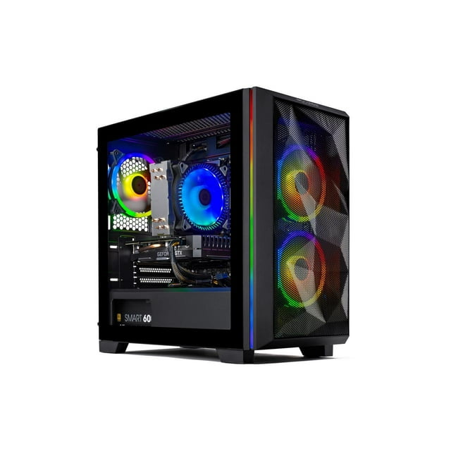 Skytech Chronos Mini Gaming PC Desktop - INTEL Core i5 12400F 2.5 GHz ...