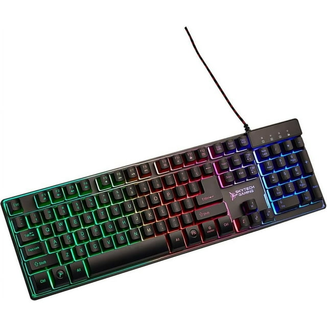 Skytech Gaming Classic K-1000 RGB Gaming Keyboard, 104 Keys USB Wired ...