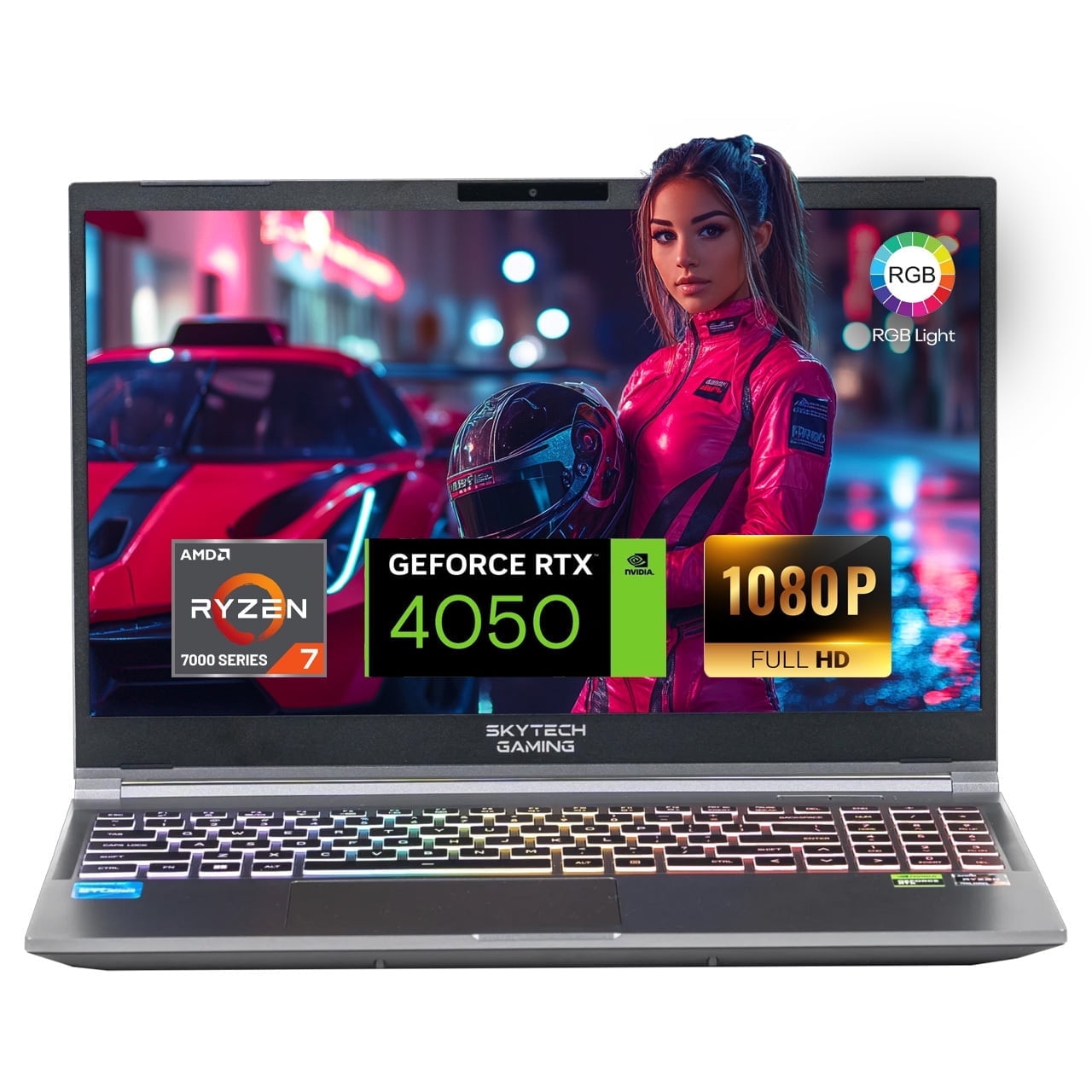 Skytech Gaming Lumi Gaming Laptop AMD Ryzen 7 7435HS NVIDIA GeForce RTX ...
