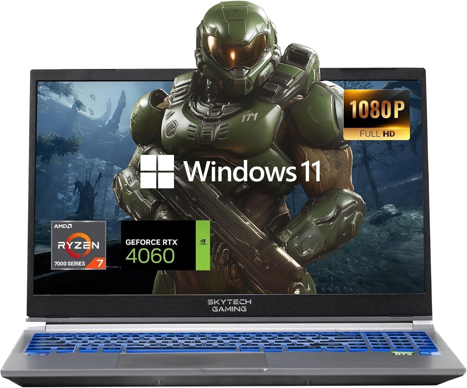 Skytech Gaming Lumi Gaming Laptop AMD Ryzen 7 7435HS NVIDIA GeForce RTX ...