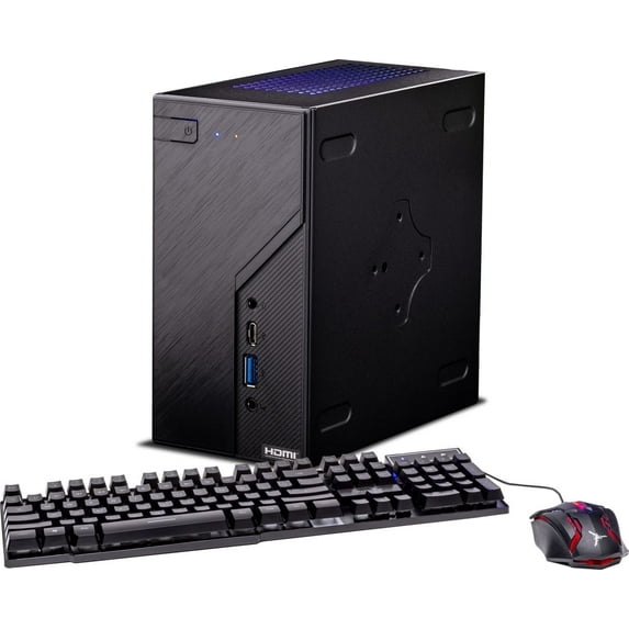 Skytech Mini PC X1 Gaming PC Desktop AMD Ryzen 5 5600G Radeon Graphics ...