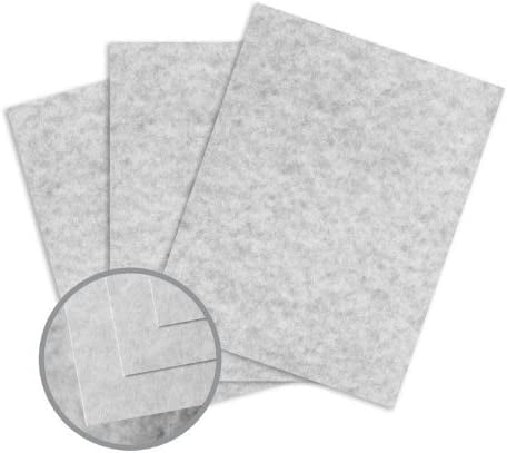 Skytone Smoke Gray Card Stock - 8 1/2 x 11 in 65 lb Cover Vellum 30% ...