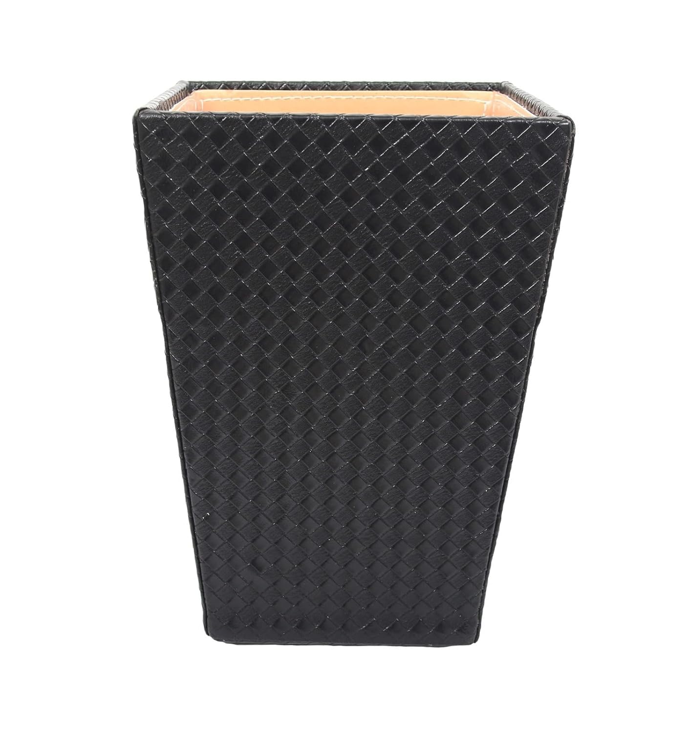 Skywalk LEATHERETTE METALLIC BLACK DUSTBIN MAGAZINE STAND BIG - Walmart.com