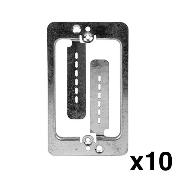 Skywalker (10) Single Gang Low-Voltage Metal Drywall Brackets for Class ...