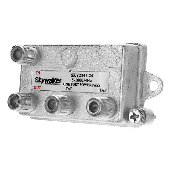 Skywalker Brand — 5-1000MHz Dual Port Tap for Clear TV Signals (24dB ...