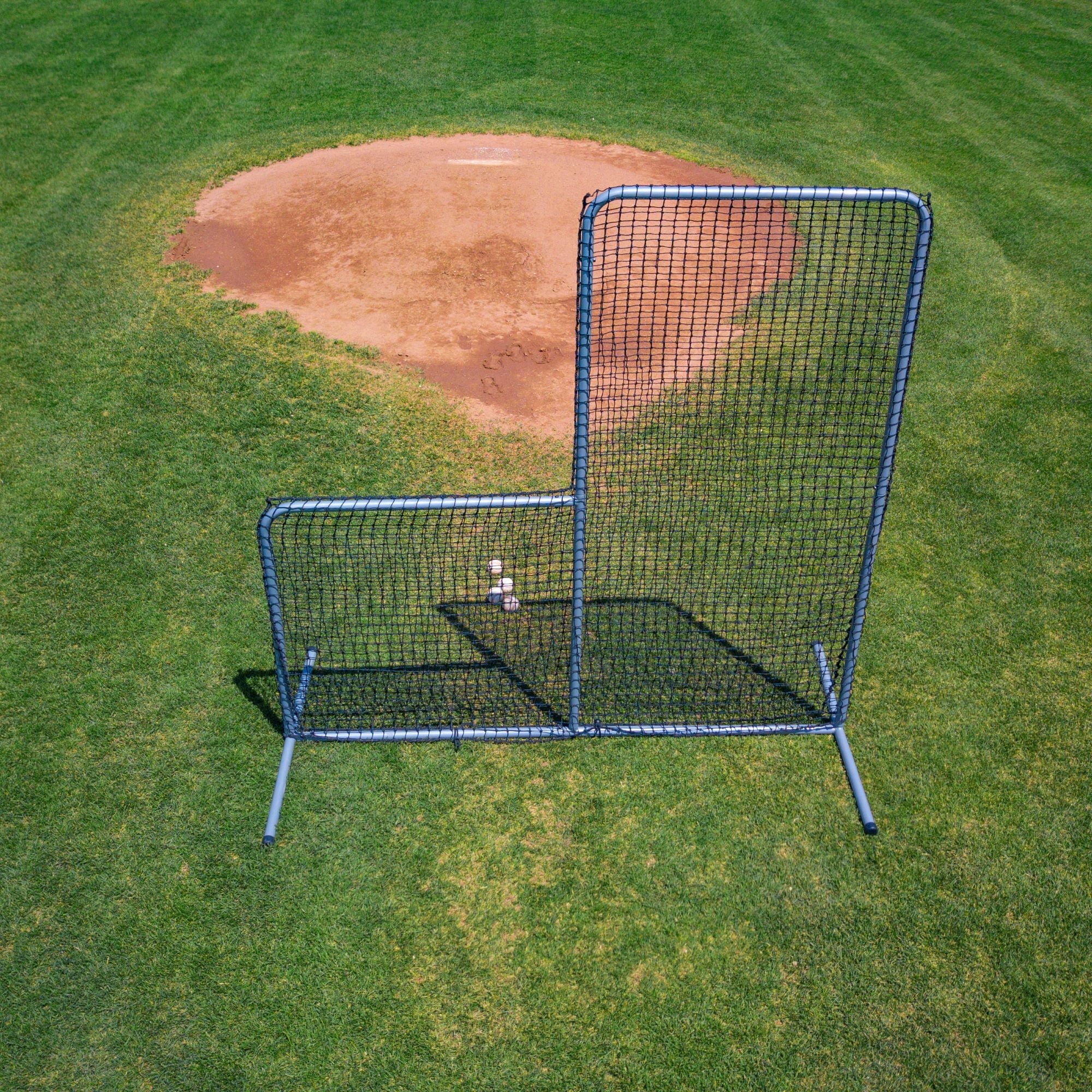 Skywalker Sports Competitive Series 6' L-Shaped Pitchers Screen ...