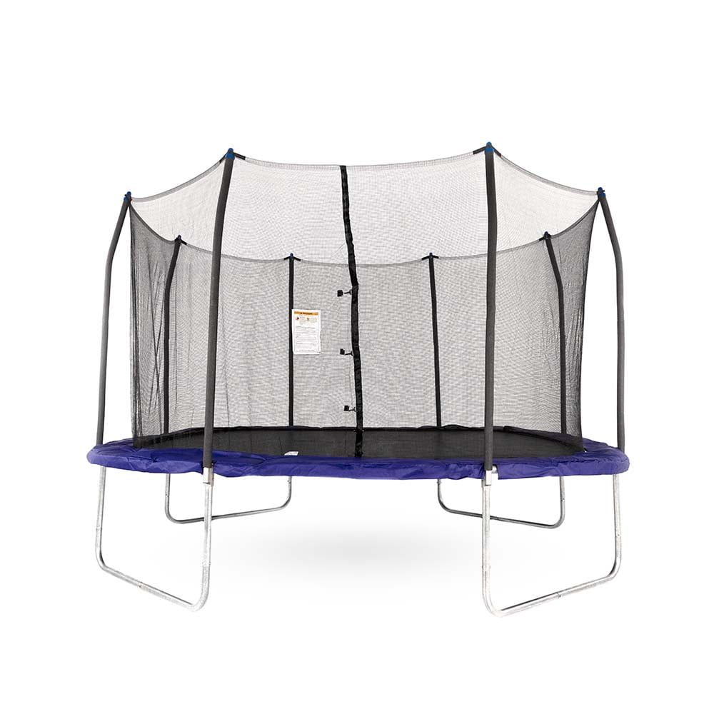 Skywalker Trampolines 14ft Square Trampoline with Enclosure – Blue ...