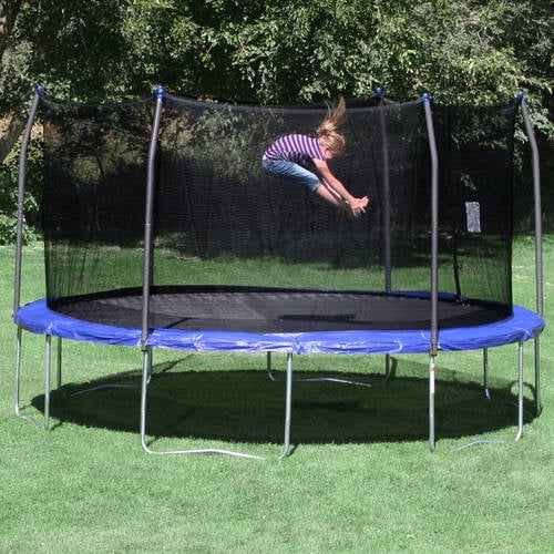 Skywalker Trampolines 15' Trampoline, with Enclosure, Bright Blue ...