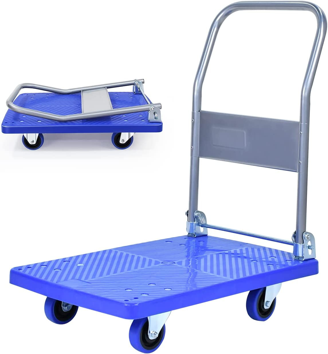 Skywee Folding Platform Cart Hand Truck Cart for Warehouse Home Office ...