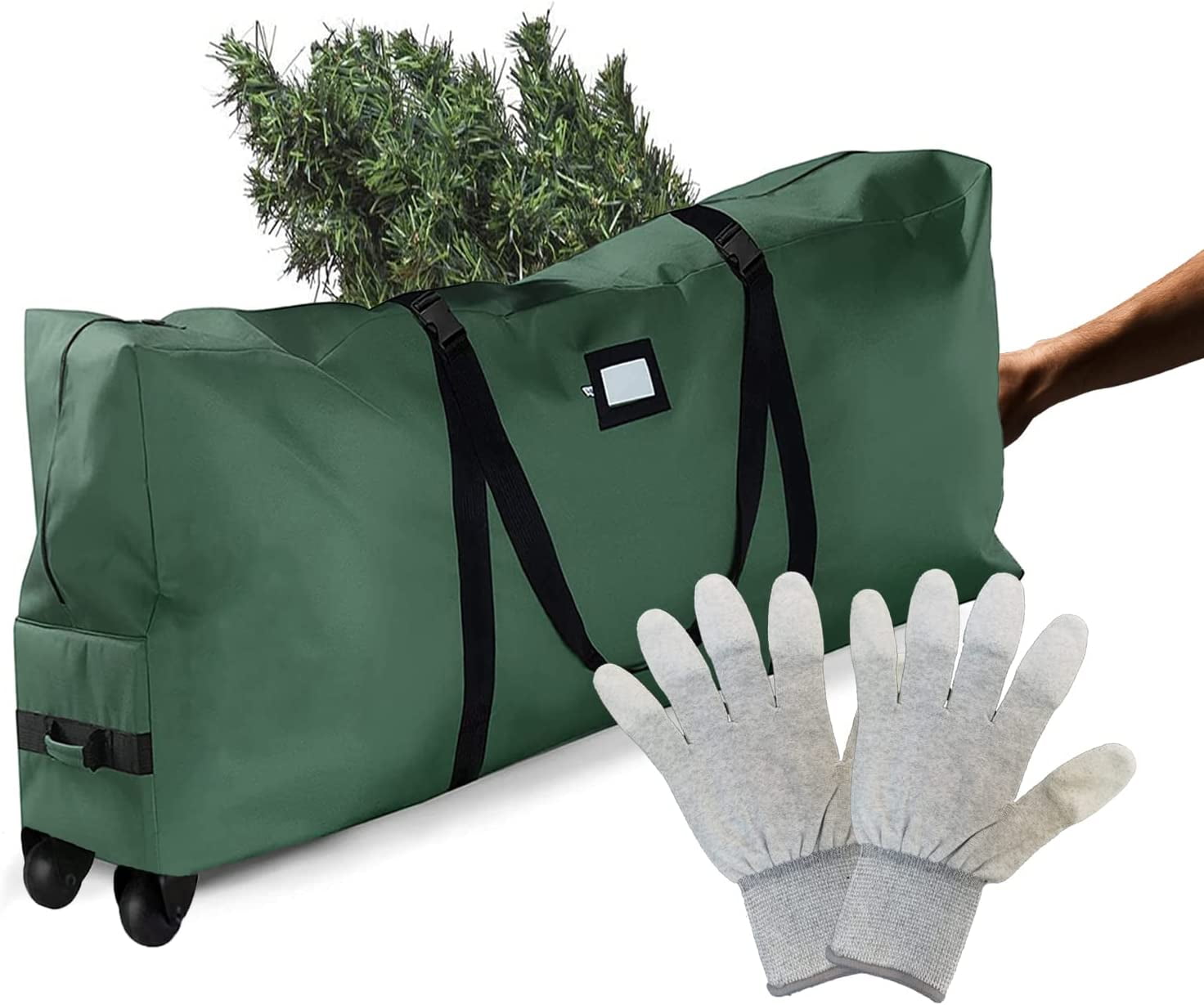 Skywee Christmas Tree Storage Bag - Fits 6-9 ft. Trees, Durable Handles ...