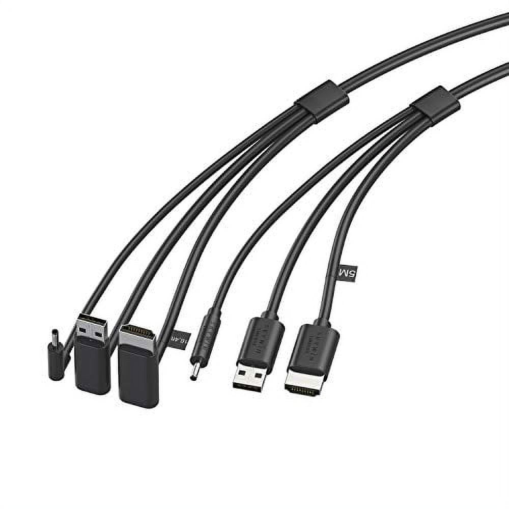 Skywin 3-in-1 Round HTC Vive Compatible Cable - Replacement for HTC ...