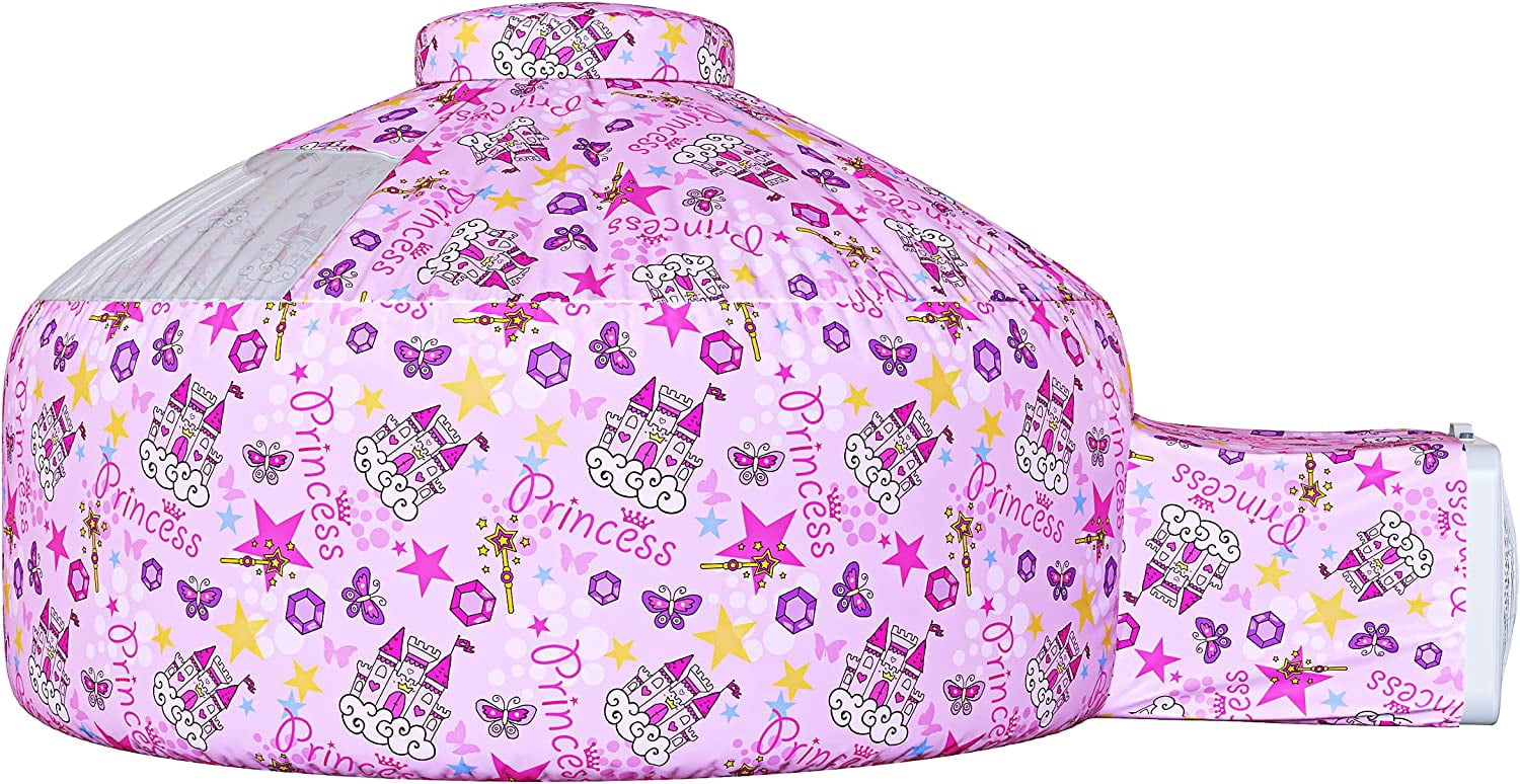 Skywin Air Tent Fort Playhouse for Kids - Inflatable Kids Fort Sets Up ...