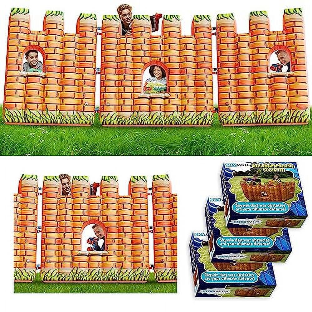Skywin Castle Inflatable Walls for Kids - 3 Pack Castle-Shaped 4 x 12 ...