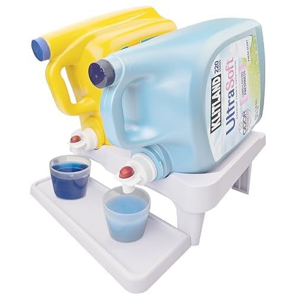 Skywin Detergent Holder Shelf for Laundry Room - Holds 2 Liquid Soap ...