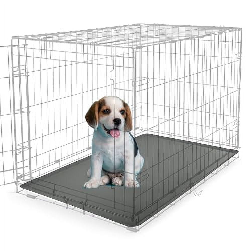 Skywin Dog Crate Tray Mat - 28 x 42 Inch Dog Crate Tray Mat, Silicon ...