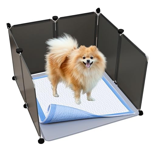Skywin Dog Pad Holder Tray for 24” x 24” Pads with Dog Litter Box ...