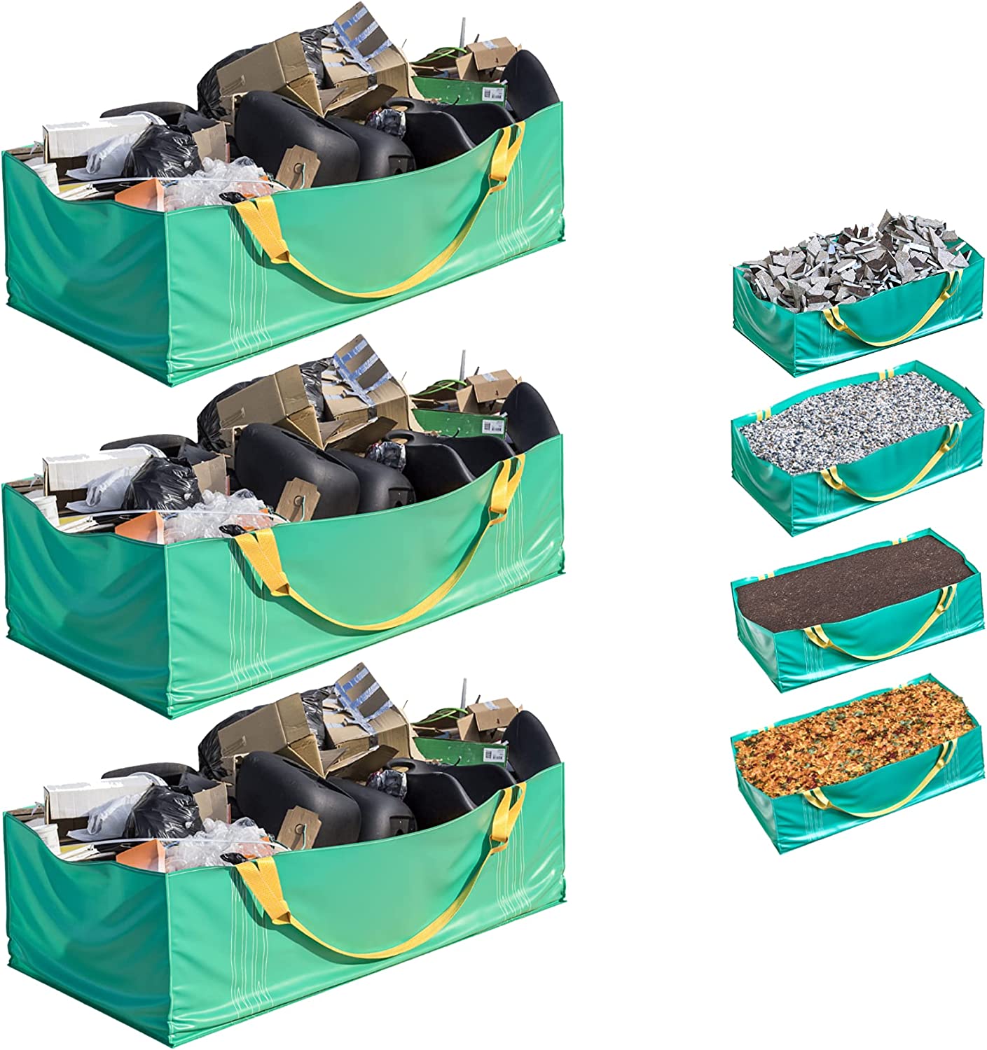 Skywin Dumpster Bag - Foldable and Reusable Trash Bag for Waste ...