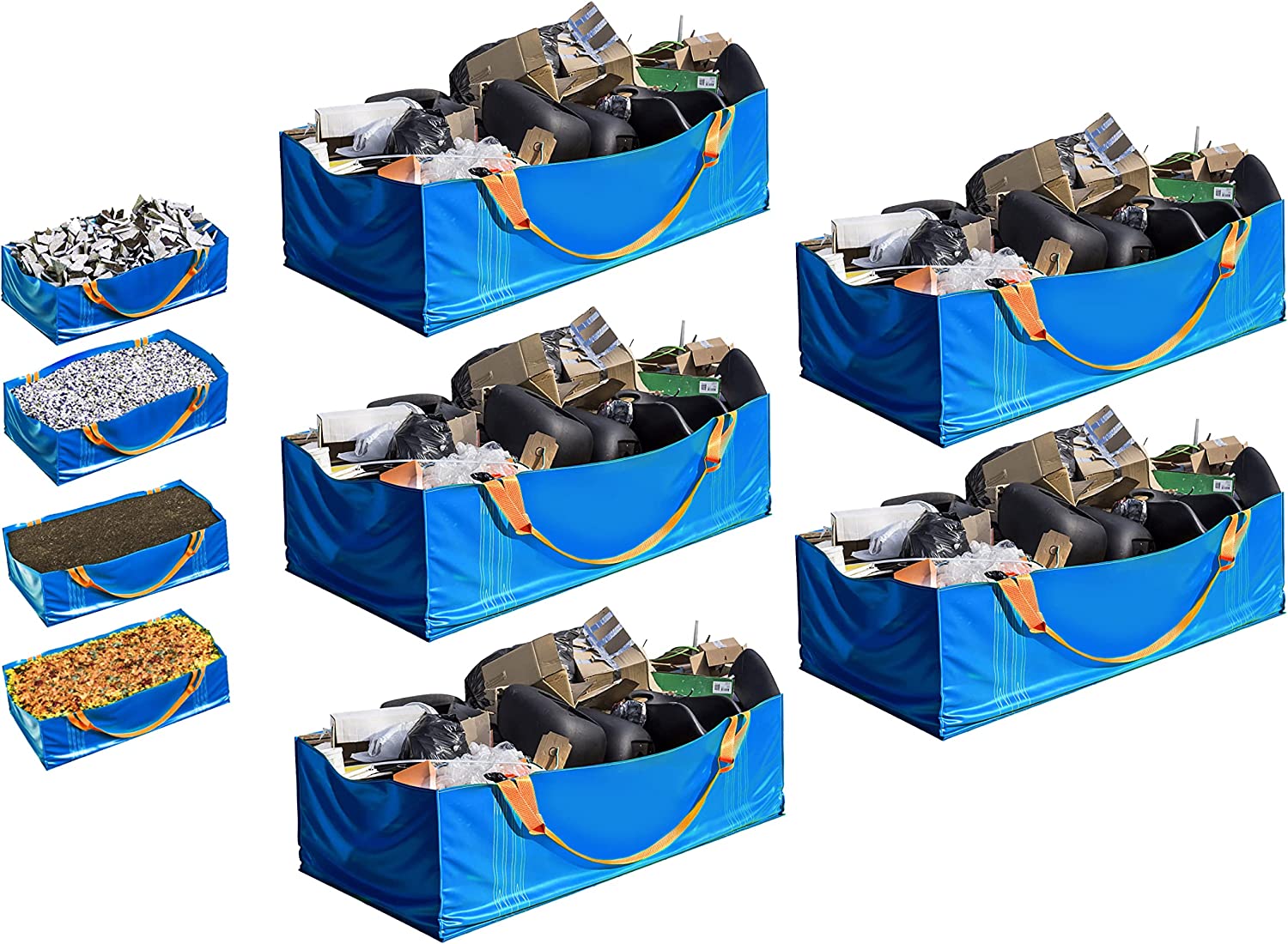 Skywin Dumpster Bag - Foldable and Reusable Trash Bag for Waste ...