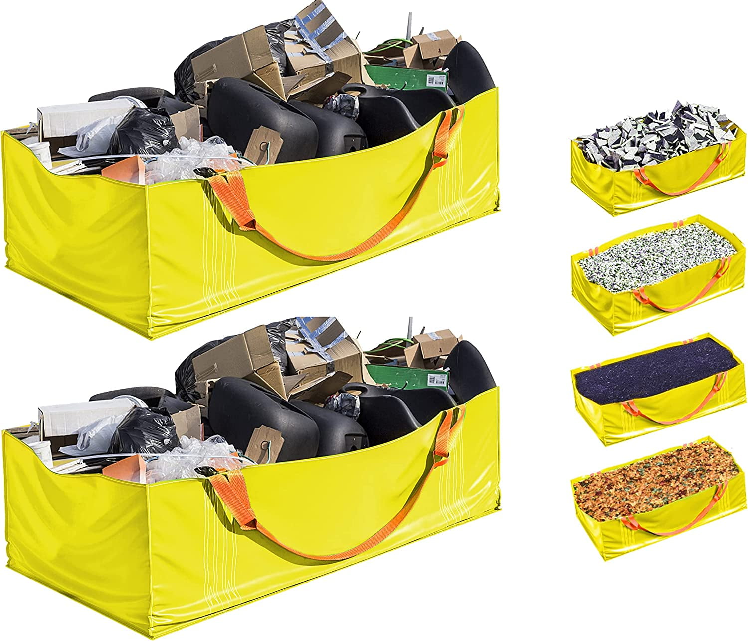 Skywin Dumpster Bag - Foldable and Reusable Trash Bag for Waste ...