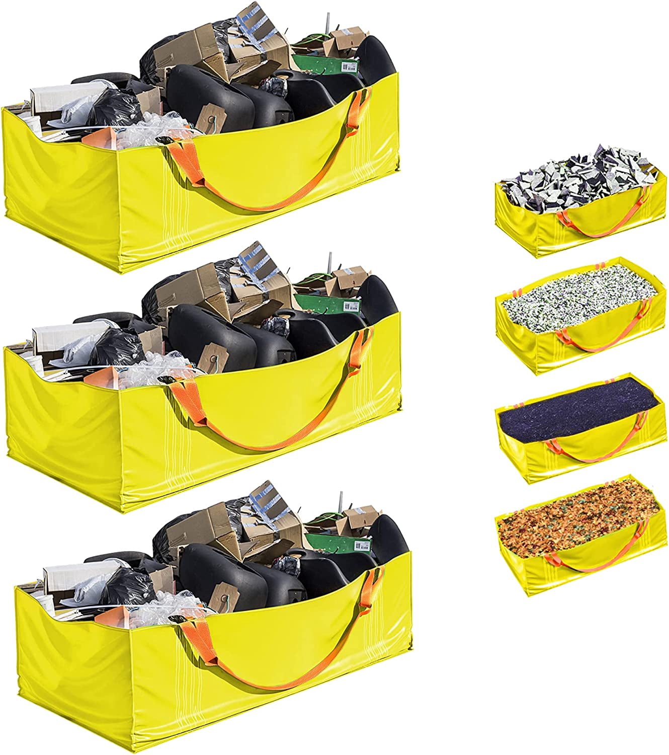 Skywin Dumpster Bag - Foldable and Reusable Trash Bag for Waste ...