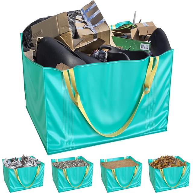 Skywin Dumpster Bag Green - 45 Inches Compost Bags Waste Disposal ...