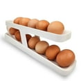 Skywin Egg Organizer For Refrigerator - Rolling Egg Dispenser for Refrigerator and Organizer Egg ...
