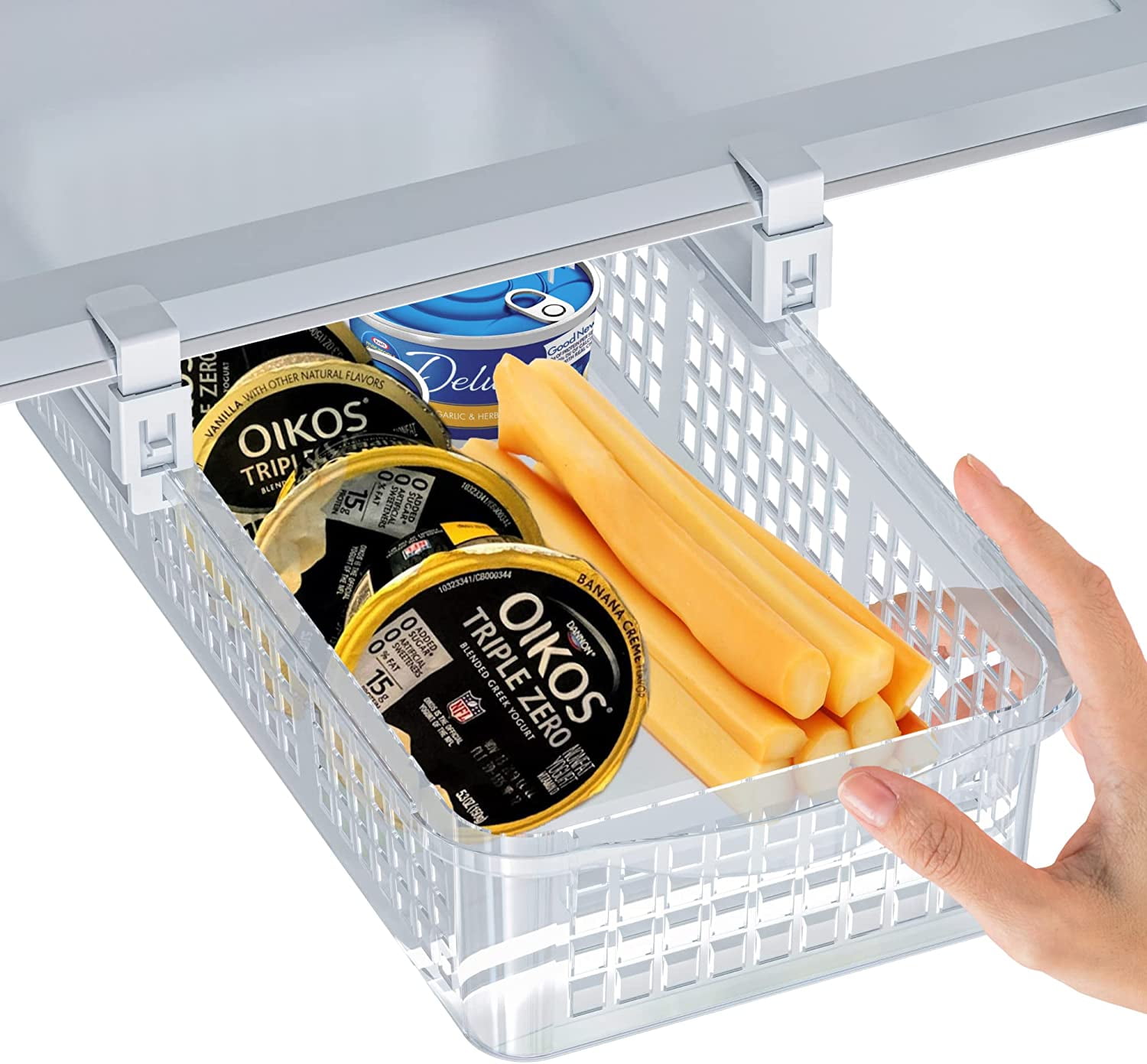 Skywin Fridge Drawer Organizer Pull Out, Hanging Drawer For ...