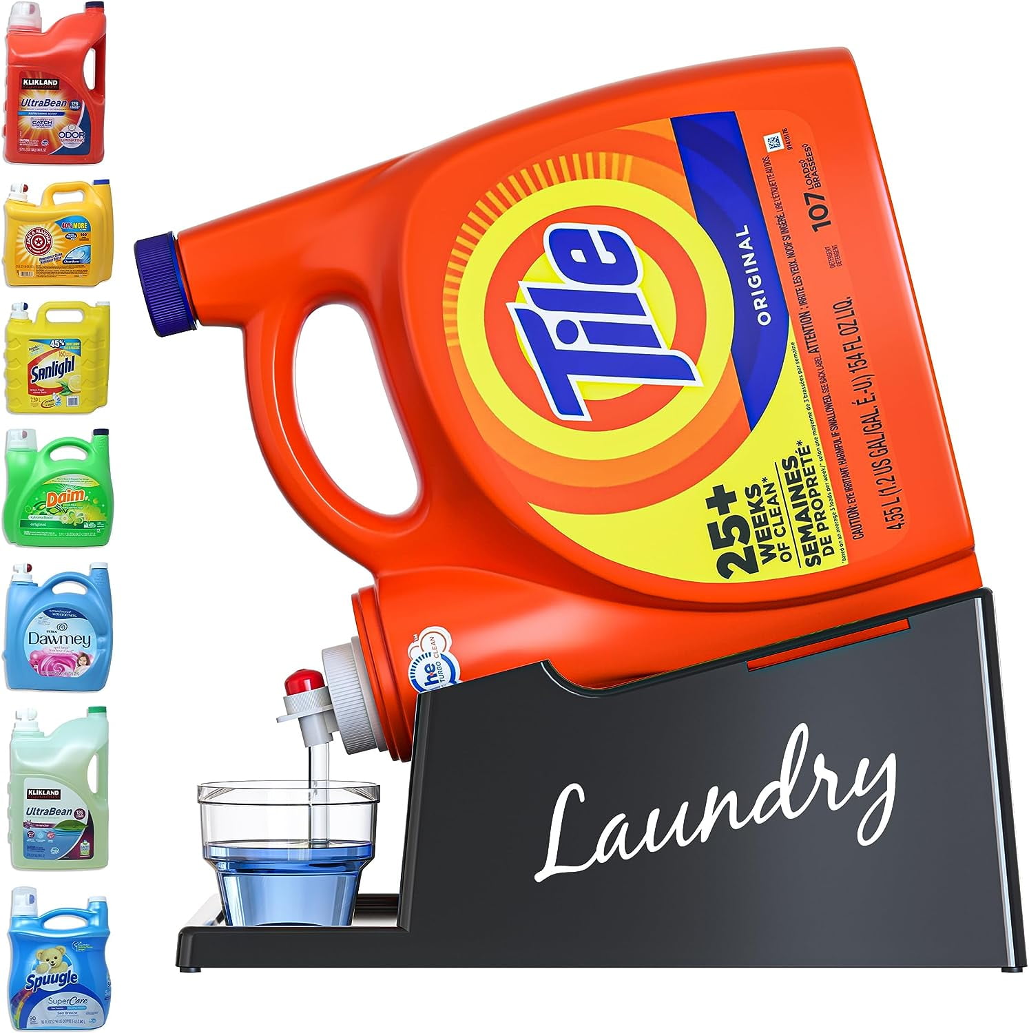 Skywin Laundry Detergent Holder Organizer and Drip Tray for Laundry ...