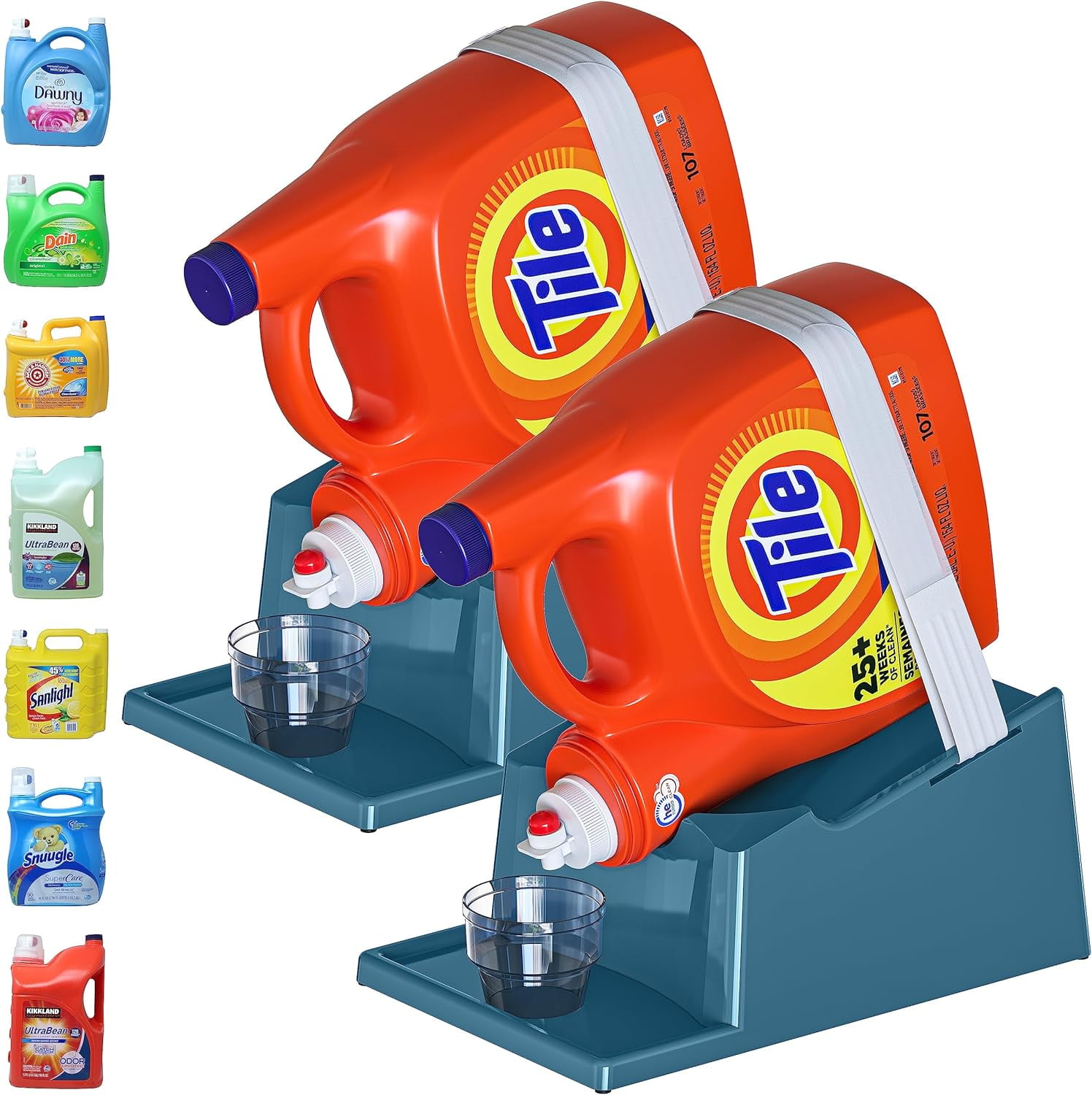 Skywin Laundry Detergent Holder Organizer and Drip Tray for Laundry ...