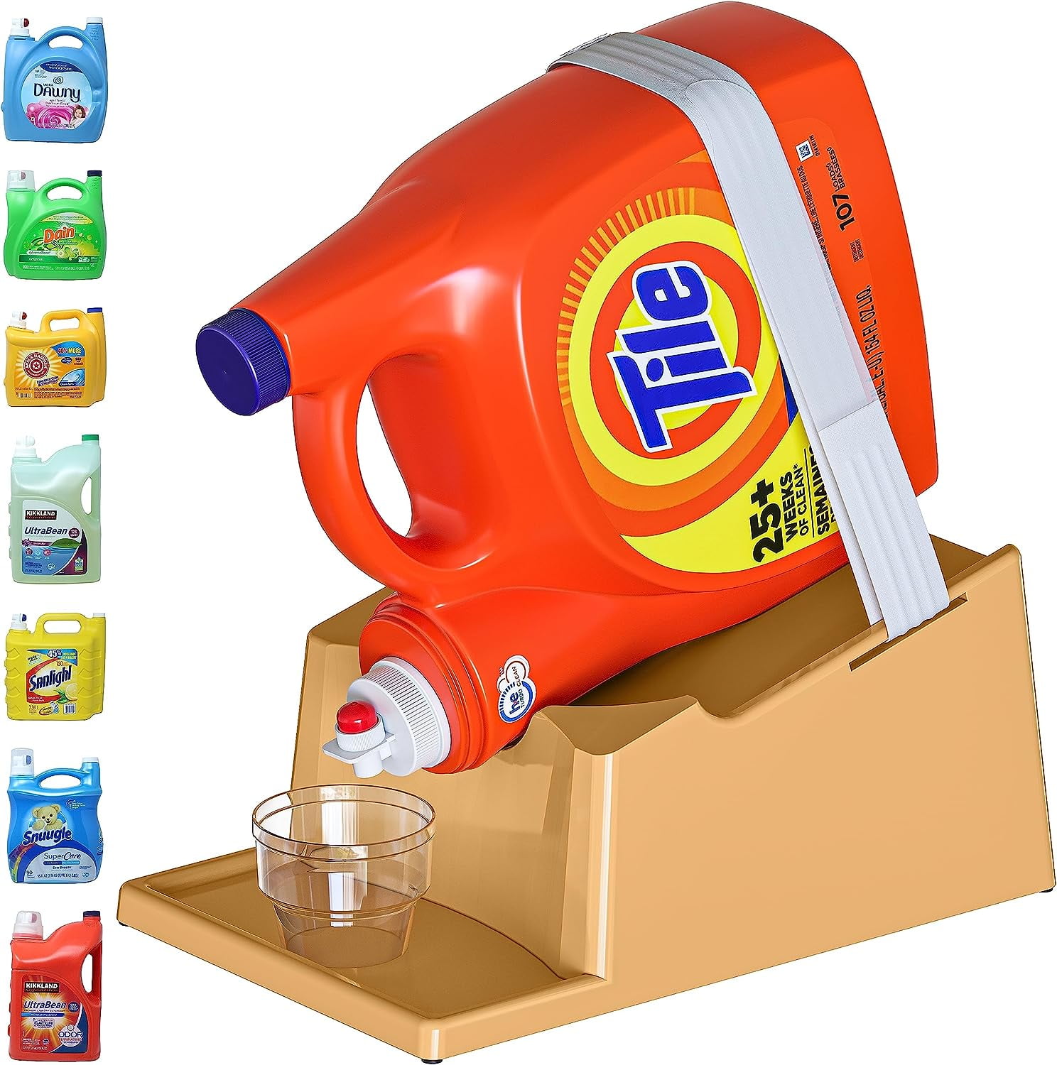 Skywin Laundry Detergent Holder Organizer and Drip Tray for Laundry ...