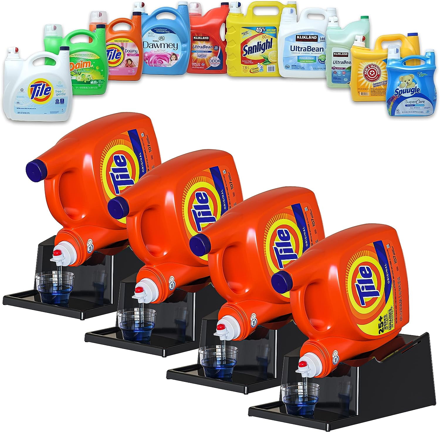 Skywin Laundry Detergent Holder Organizer and Drip Tray for Laundry ...