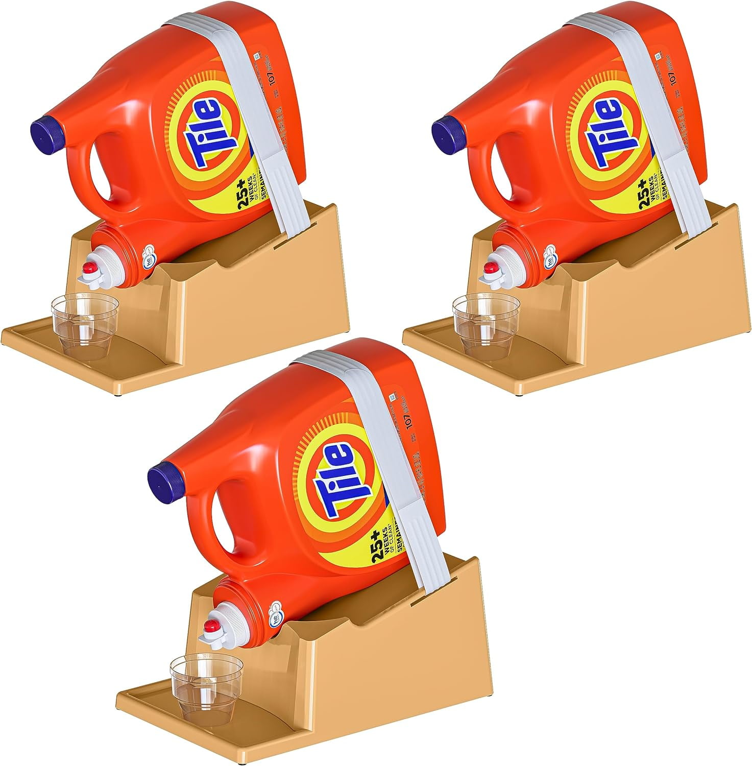 Skywin Laundry Detergent Holder for Laundry Room Organization - 3 Pack ...