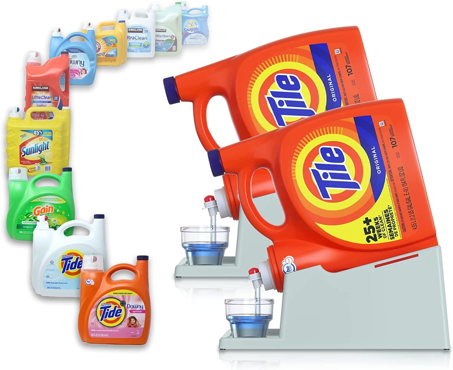 Skywin Laundry Soap Station - Laundry Detergent Cup Holder for ...