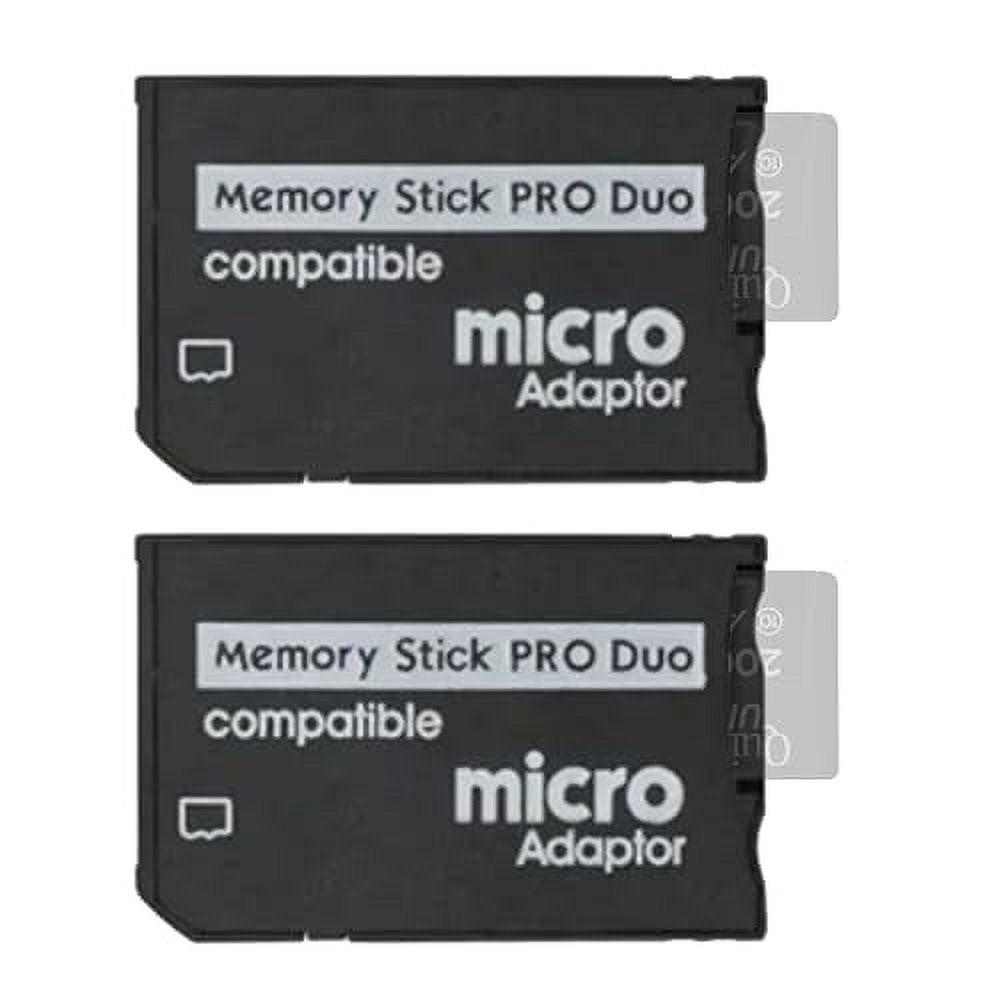 Skywin Memory Stick Pro Duo Adapter - 2 Pack Card Reader for PSP Memory ...