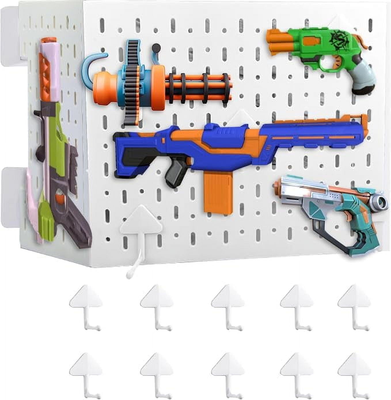 Skywin Peg Board for Nerf Gun Storage Organizer - Hanging Holder ...
