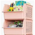 Skywin Plastic Stackable Storage Bins for Pantry - Stackable Bins For ...
