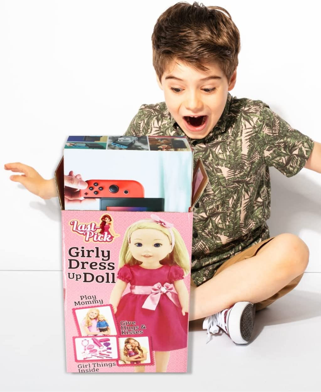 Skywin Prank Gift Box Sleeve for N Switch - Disguise your Console Gift ...