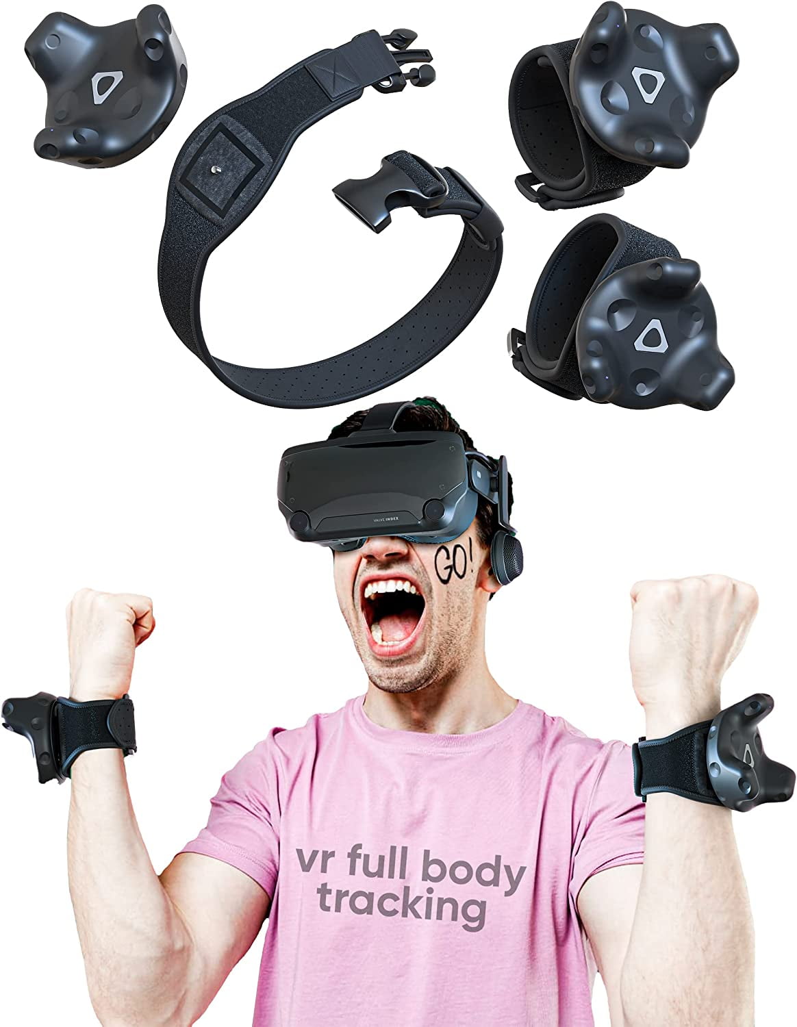 Skywin VR Tracker Belt and Tracker Strap Bundle for HTC Vive System ...