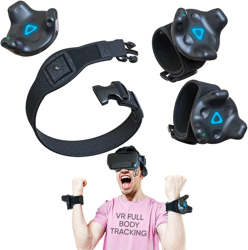 Skywin VR Tracker Belt & Strap Bundle for HTC Vive - Adjustable for Full-Body Tracking in ...