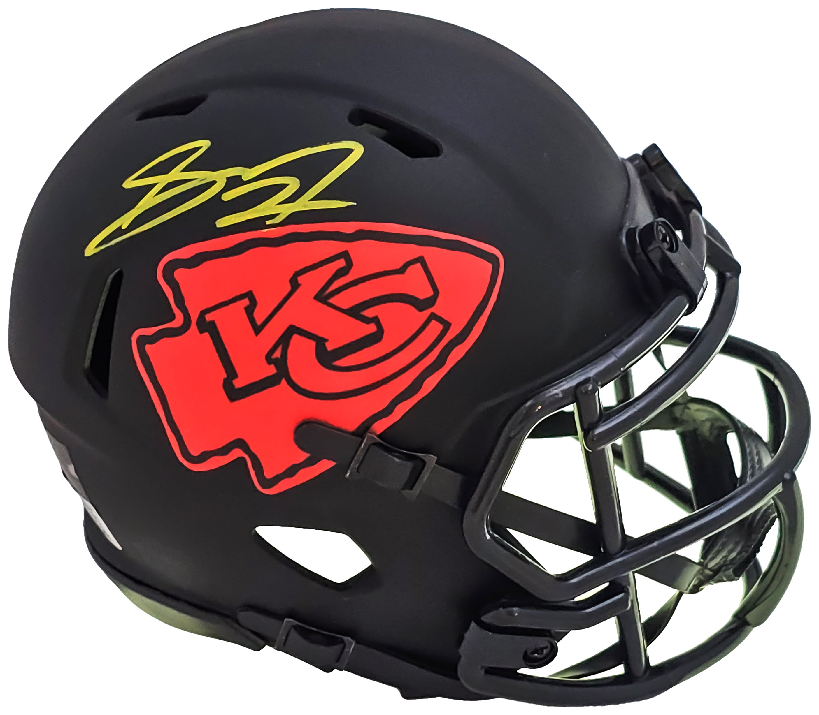 Skyy Moore Autographed Kansas City Chiefs Eclipse Black Speed Mini ...
