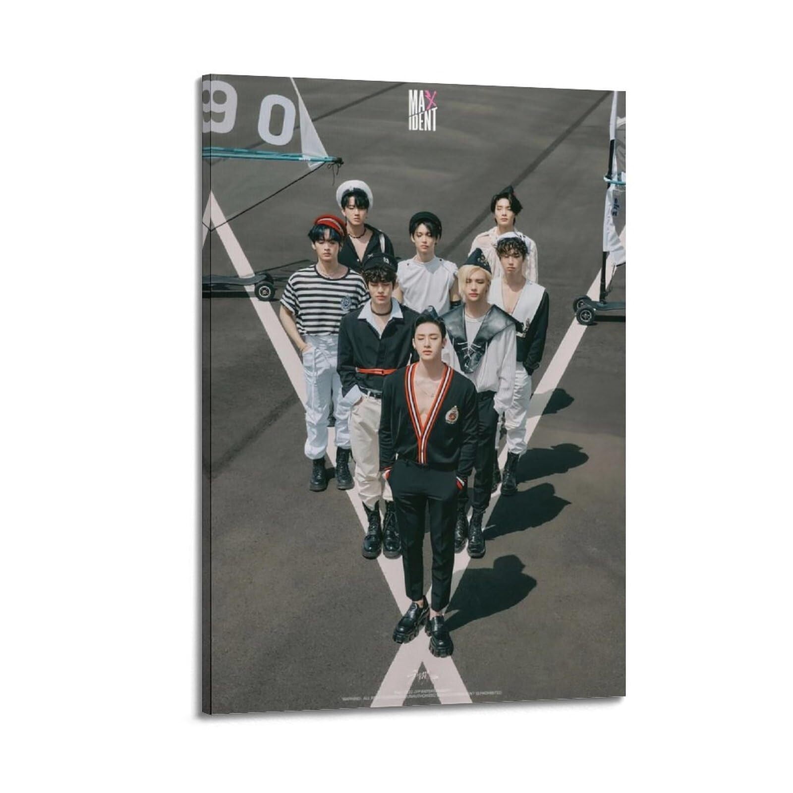 Skz Poster Stray Kids Group Kpop Canvas Art Poster Bedroom Gym ...