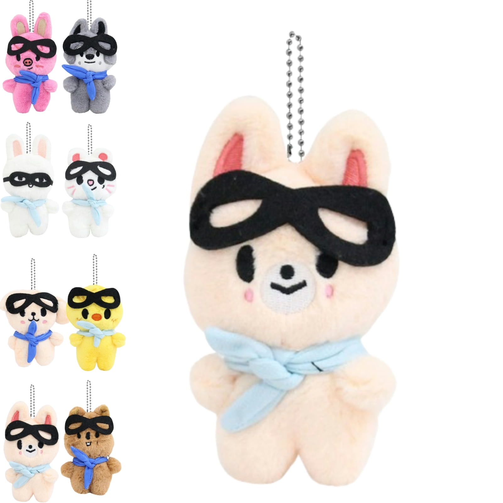 Skzoo Keychain,Soft and Huggable Anime Plush Toys Featuring Stray Kids ...
